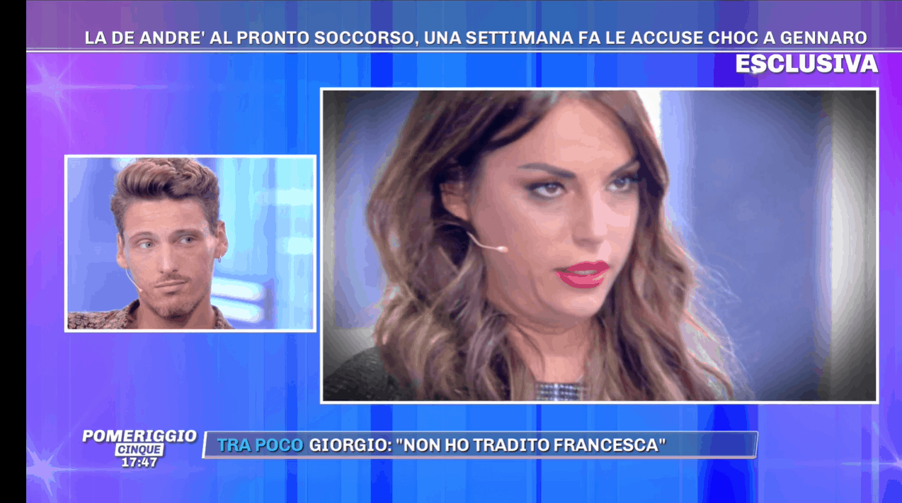 Gennaro Lillio a Pomeriggio 5 risponde alle accuse di Francesca de Andrè: "ci vediamo in ...