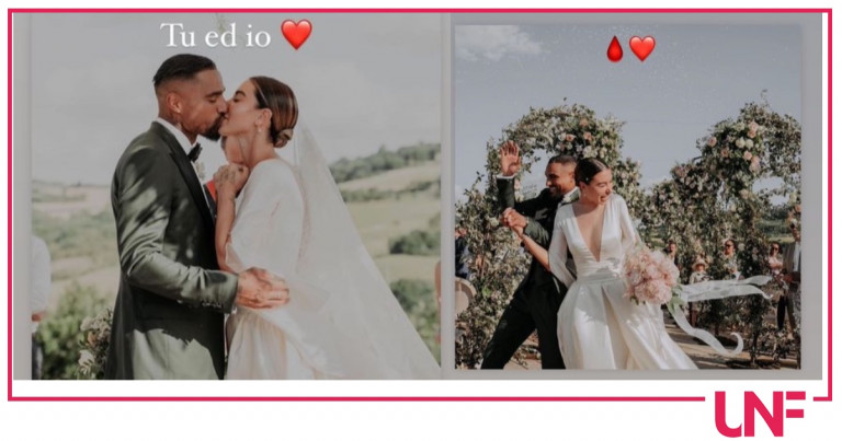Il matrimonio di Boateng e Valentina Fradegrada, le foto delle nozze ...
