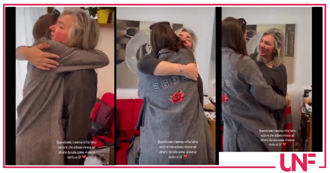 La mamma di Giaele di nuovo in piedi: tutta la gioia in un abbraccio ...