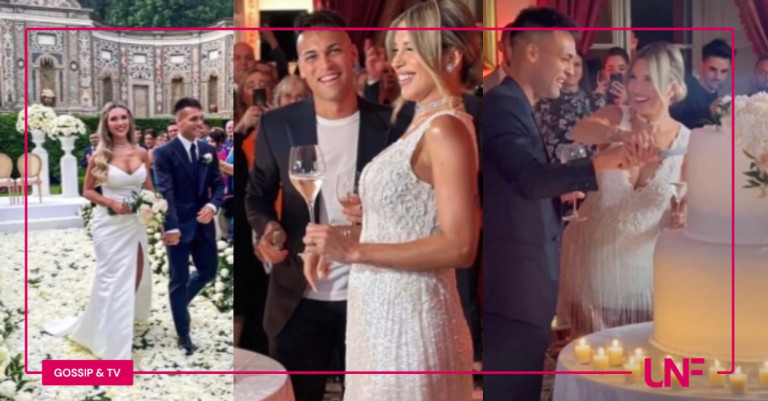 Lautaro Martinez e Augustina Gandolfo, matrimonio da sogno a Villa D ...