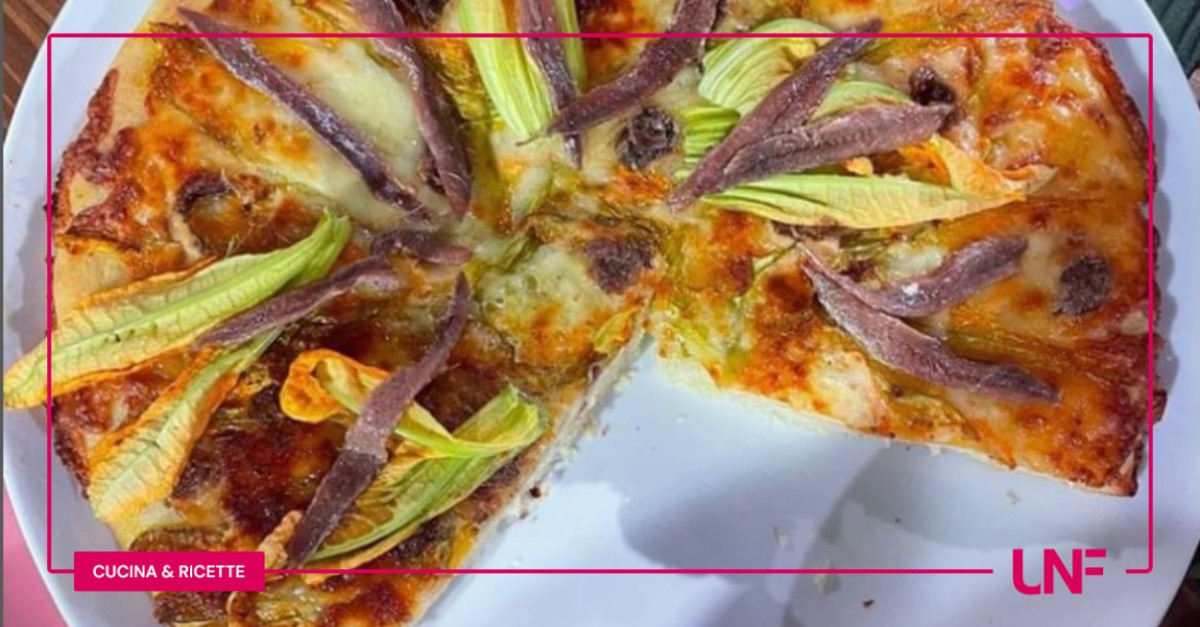 Pizza alici e fiori di zucca, la ricetta di Fulvio Marino - Ultime ...