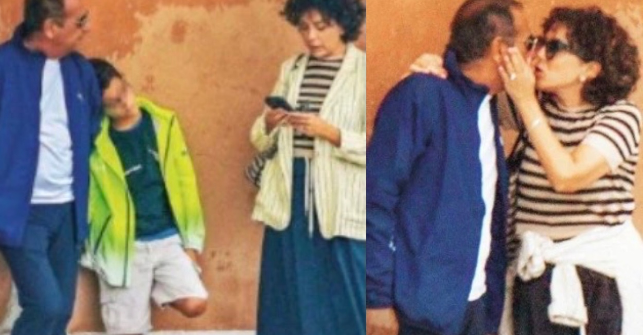 Carlo Conti con la famiglia a Venezia, le rarissime foto prima di ...