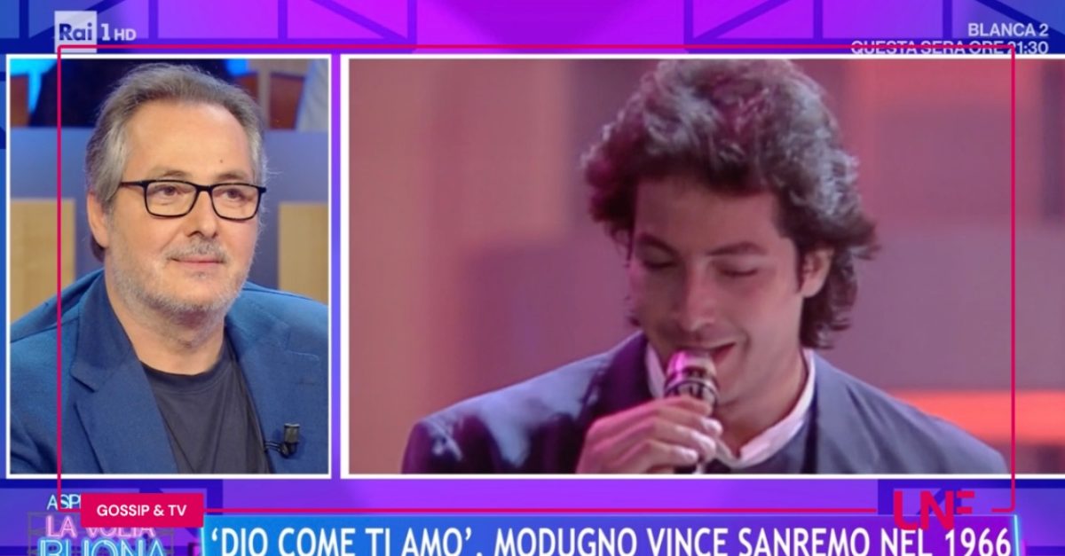 Massimo Modugno da Caterina Balivo, la fine dell'intervista lascia l ...