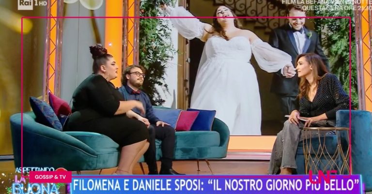 Il matrimonio di Filomena e Daniele, a La volta buona tutta la ...