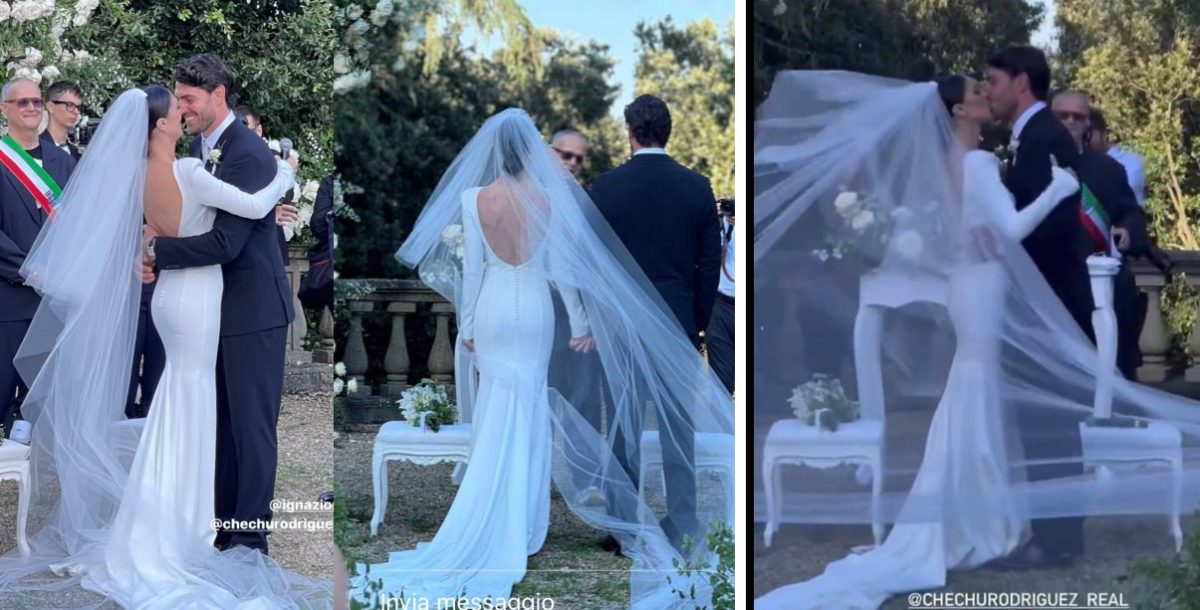 Il primo abito da sposa di Cecilia Rodriguez è perfetto e conquista ...