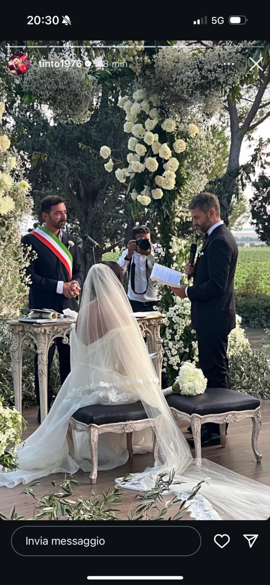 roberta-morise-sposa-foto-matrimonio - Ultime Notizie Flash