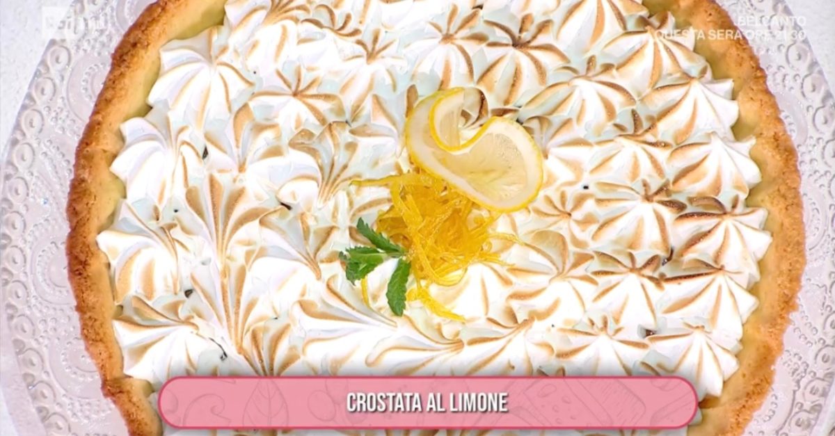 Crostata al limone, il dolce di Daniele Persegani: la ricetta E' sempre ...