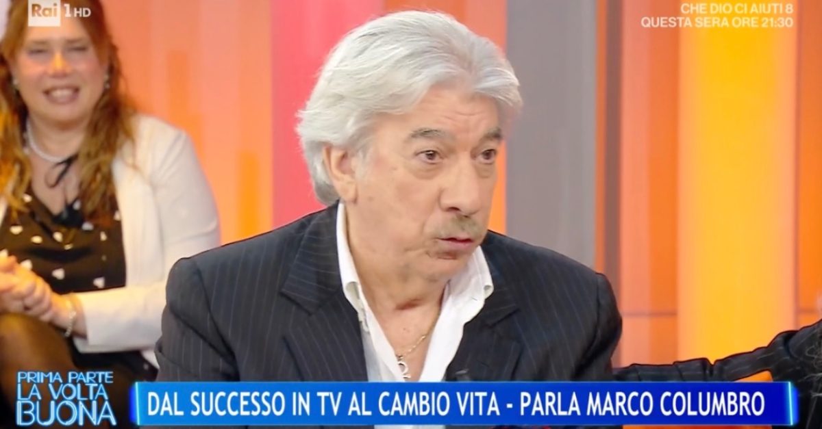 Marco Columbro in gran forma a La volta buona ma il suo programma lo ...