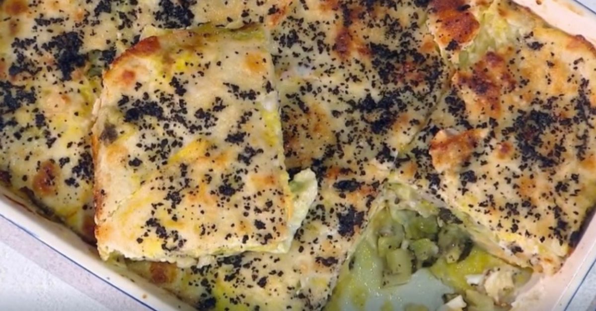 La parmigiana di verza di Antonella Ricci, le ricette in tv E' sempre ...