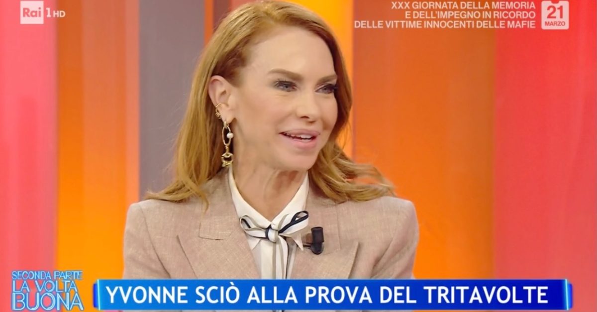 Yvonne Sciò a La volta buona da Non è la Rai a oggi - Ultime Notizie Flash