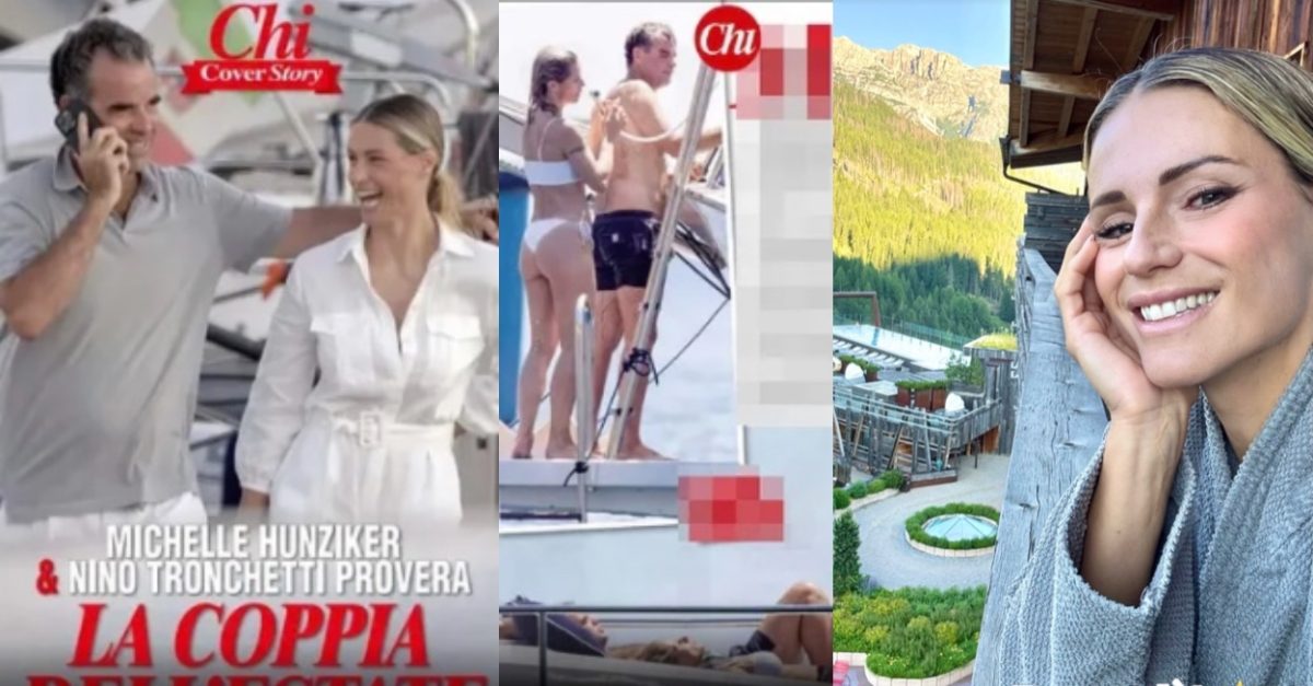 Dalla barca alla montagna Michelle Hunziker adesso è con la famiglia a ...