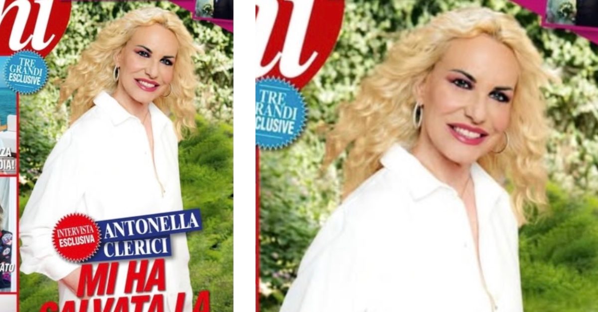 La nuova copertina di Chi di Antonella Clerici non piace quasi a ...