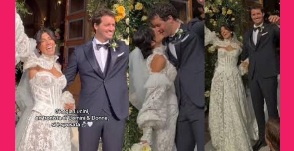 Giorgia Lucini si è sposata: tra emozioni e critiche per l'abito da ...