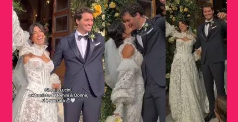 Giorgia Lucini si è sposata: tra emozioni e critiche per l'abito da sposa - Ultime Notizie Flash