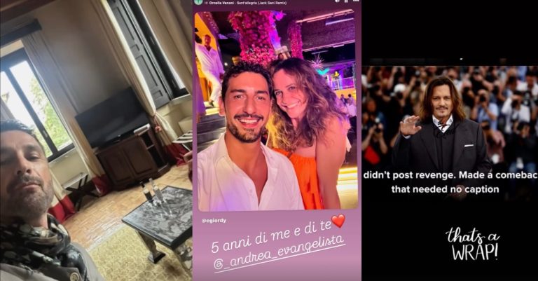 L’ex moglie di Raoul Bova festeggia col nuovo compagno, poi il post ...