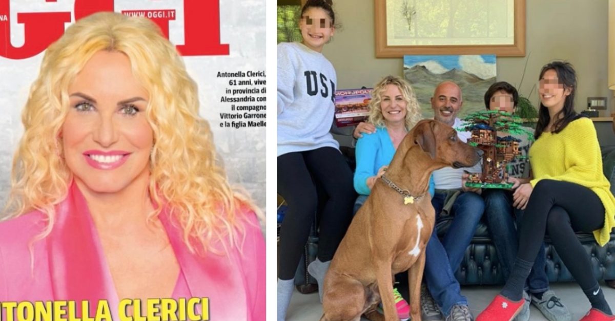 Antonella Clerici, quel passo indietro che fa quando vede Vittorio ...