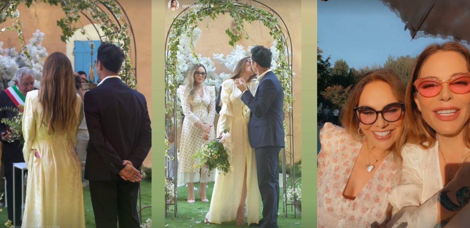 Naike Rivelli si è sposata: le foto con sposo e mamma Ornella bellissima - Ultime Notizie Flash