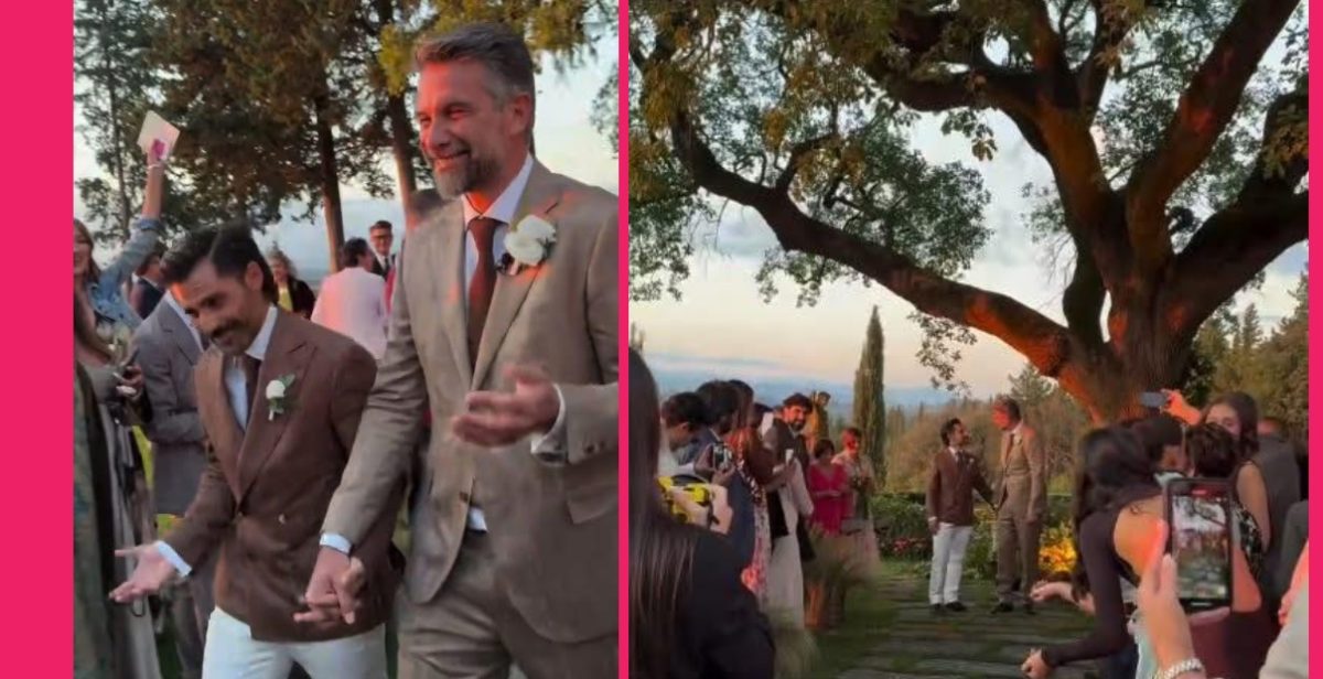 Il romantico matrimonio di Luca Calvani e Alessandro Franchini - Ultime ...