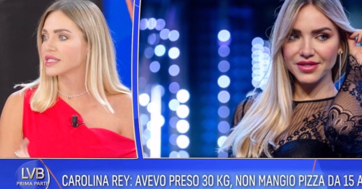 Carolina Rey, i 30 chili presi quando aveva 15 anni per un problema di ...