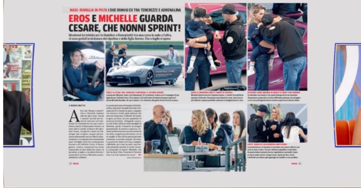 Eros Ramazzotti e Michelle Hunziker nonni: sono tenerissime le foto col ...