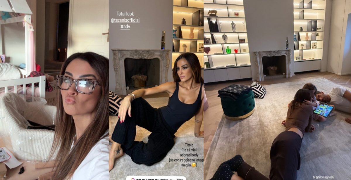 Giorgia Palmas felicissima mostra la nuova casa di Milano: i primi ...