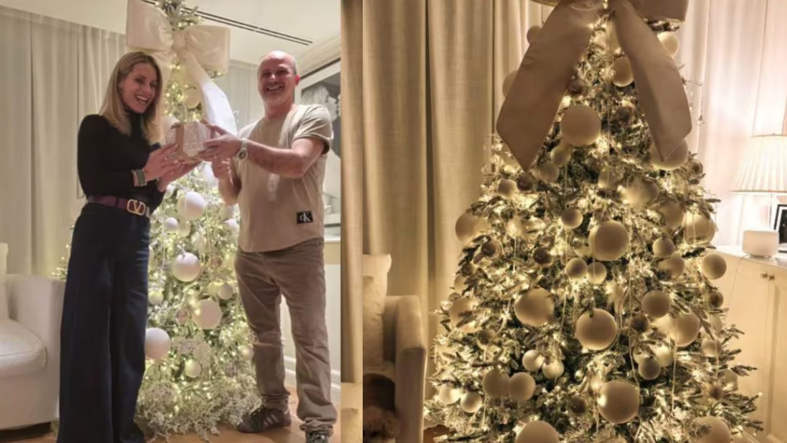 Per questo Natale Michelle Hunziker ha scelto il bianco: ecco il suo ...