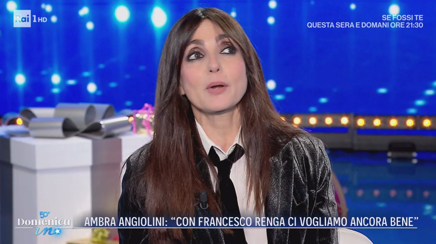 Ambra Angiolini spiazza Mara Venier: "sono fidanzata e innamorata ma ...
