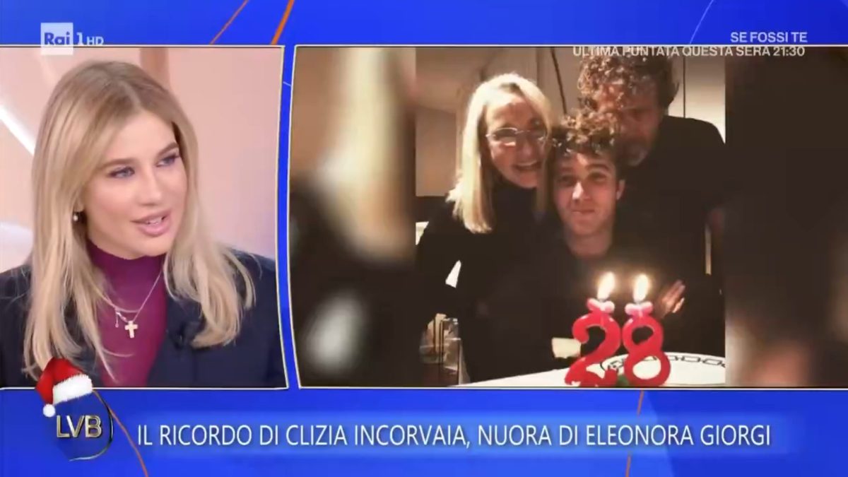 Clizia Incorvaia racconta il primo Natale senza Eleonora e la cena ...