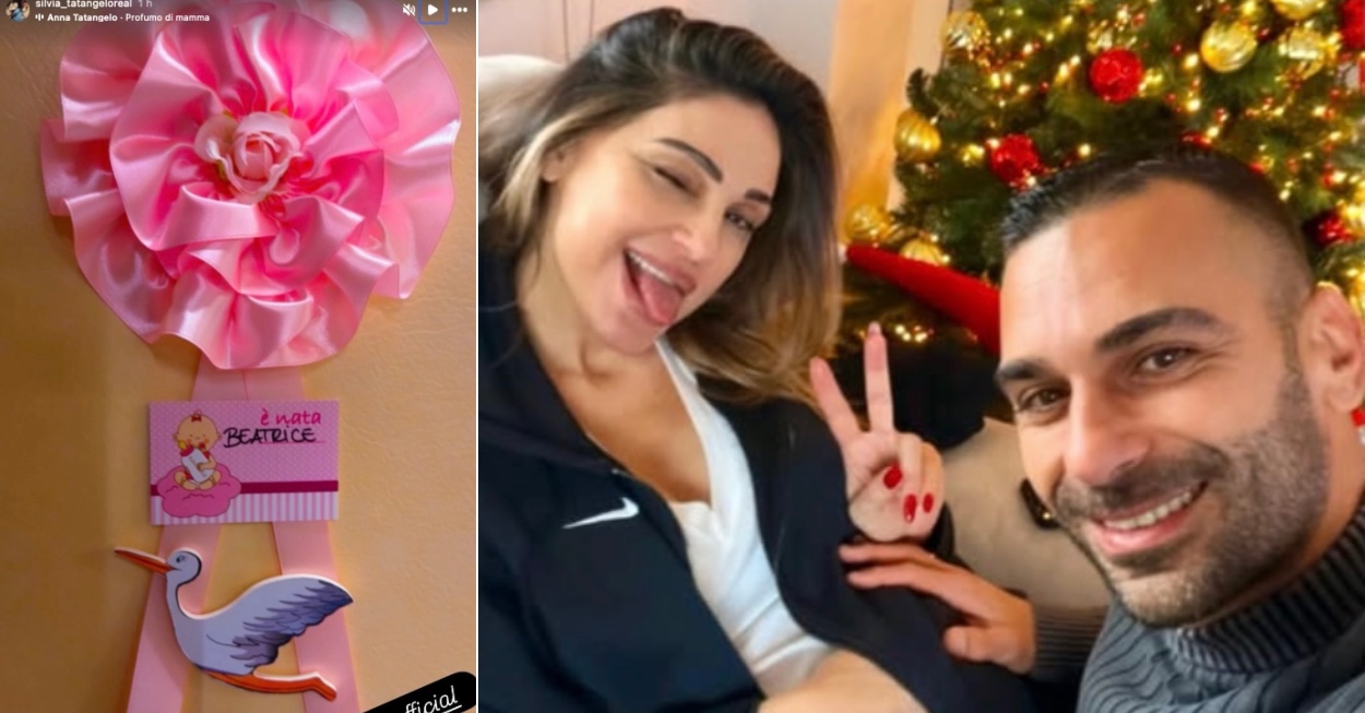 Anna Tatangelo è nata la figlia: il dolce annuncio dei fratelli ...