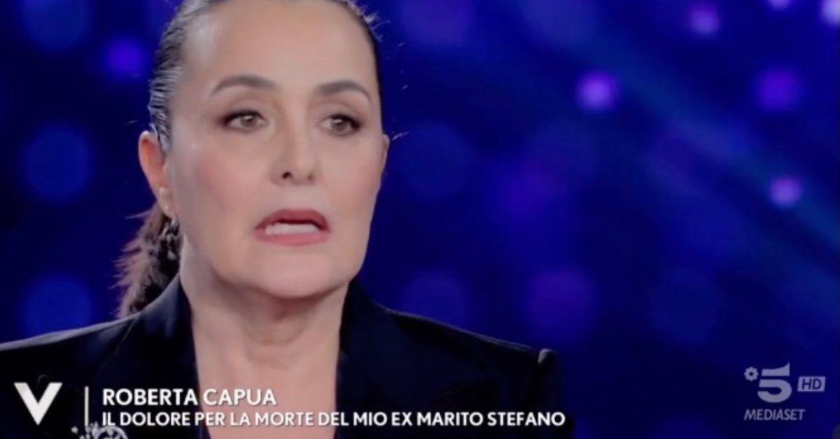 Roberta Capua riesce a raccontare il malore e la caduta dell'ex marito ...