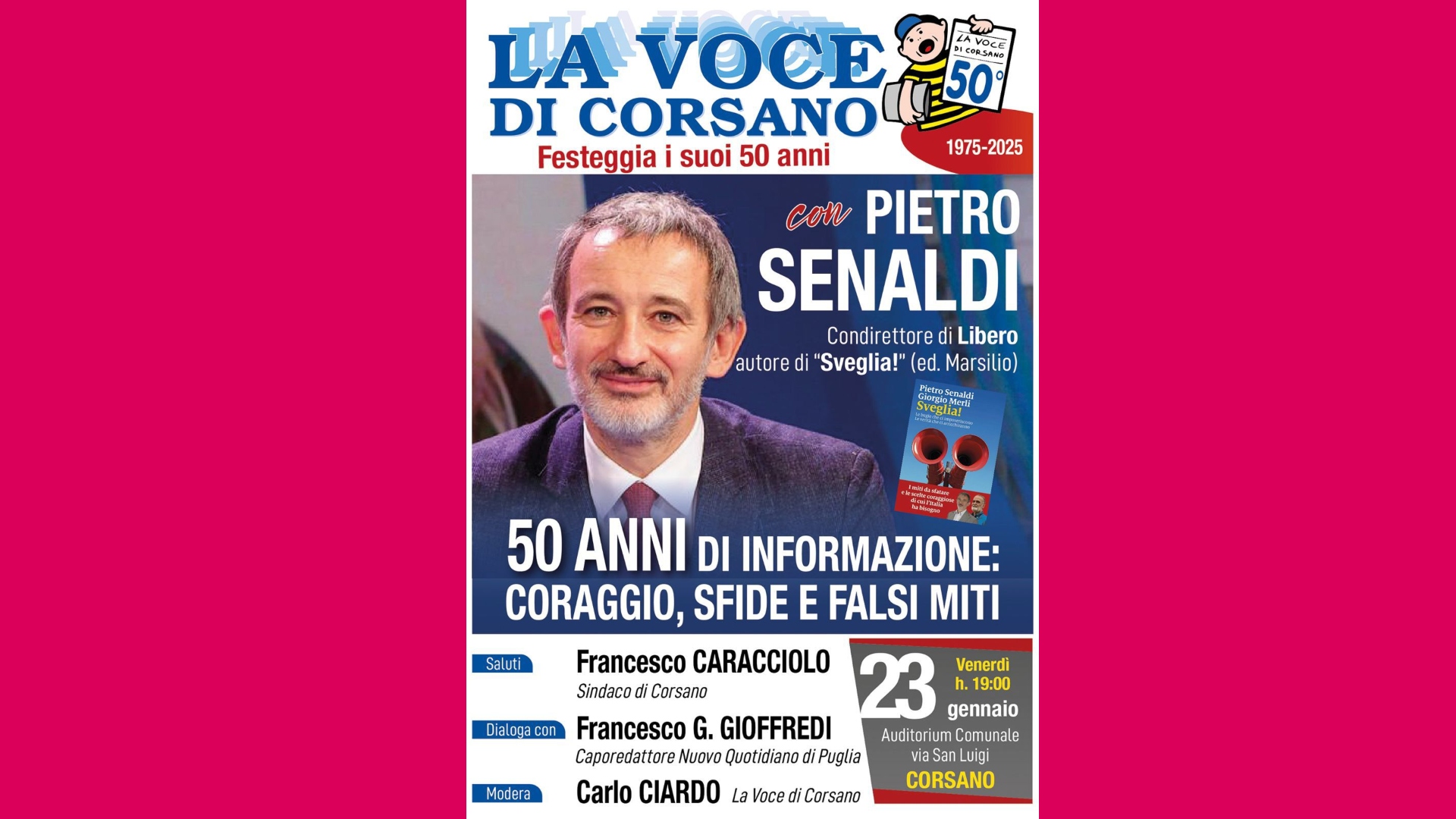 In Salento arriva Pietro Senaldi ospite dei 50 anni de “La Voce di ...