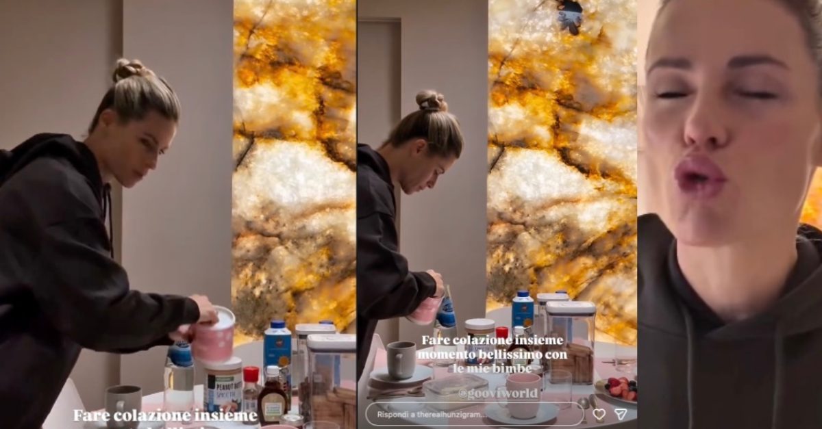 Michelle Hunziker ogni mattina prepara la colazione: è il momento più ...