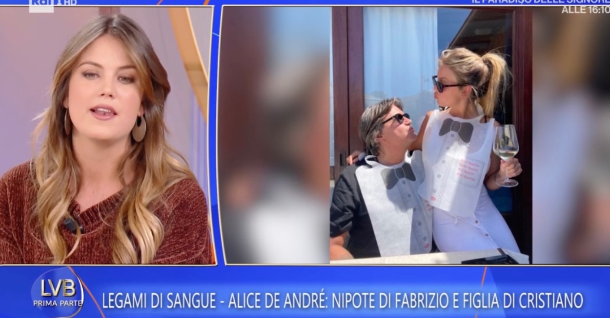 Alice De Andrè a La volta buona: “Con papà un rapporto bellissimo” e ...