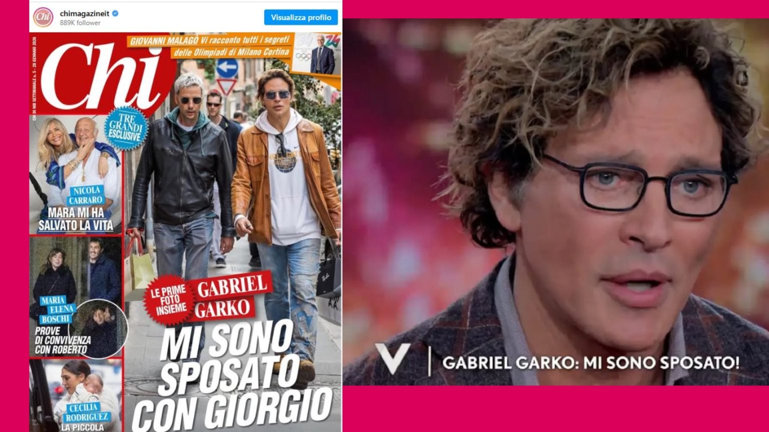 Ecco Giorgio il marito di Gabriel Garko: le prime foto su Chi - Ultime ...
