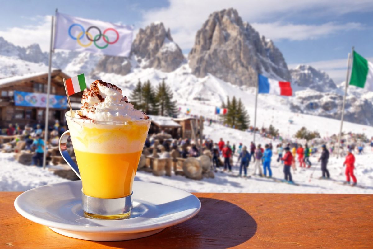 Alle Olimpiadi tutti pazzi per il bombardino ma fa davvero bene ...