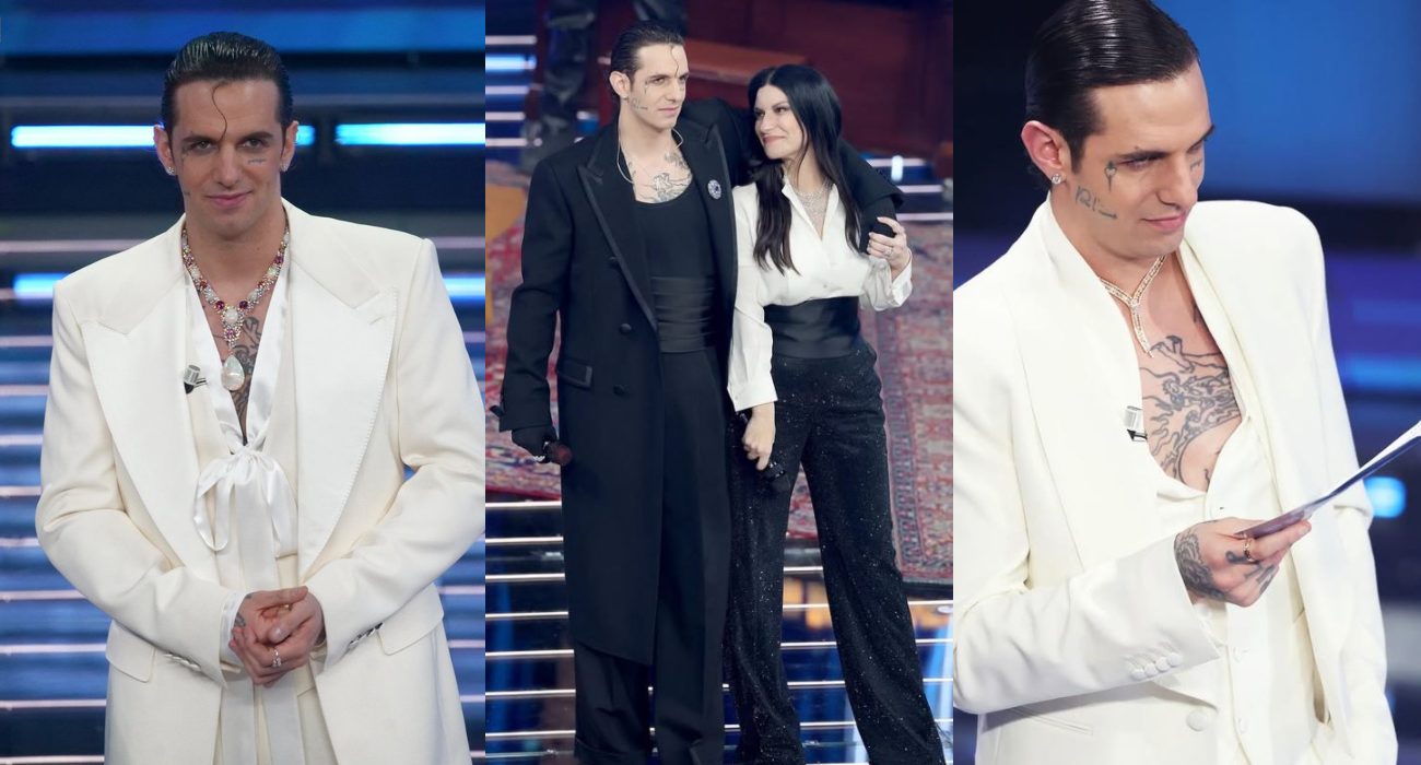 Achille Lauro a Sanremo 2026 punta sul total white e non sbaglia ...