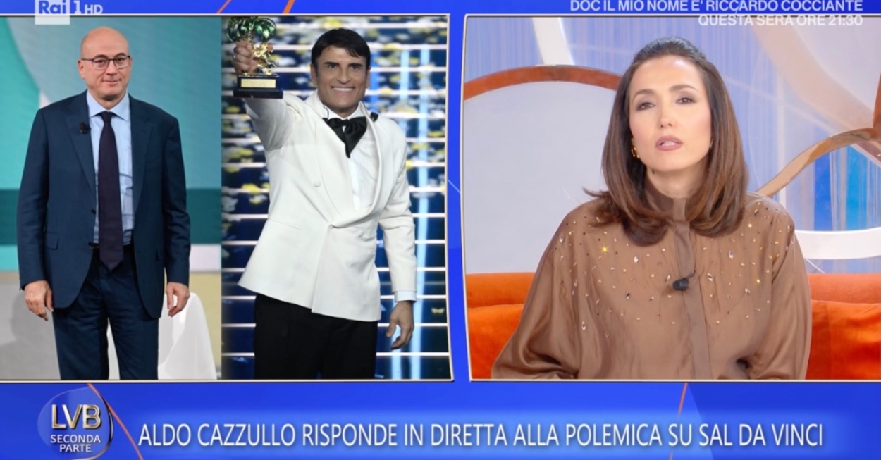 Aldo Cazzullo chiama Caterina Balivo e risponde alla polemica su Sal Da ...