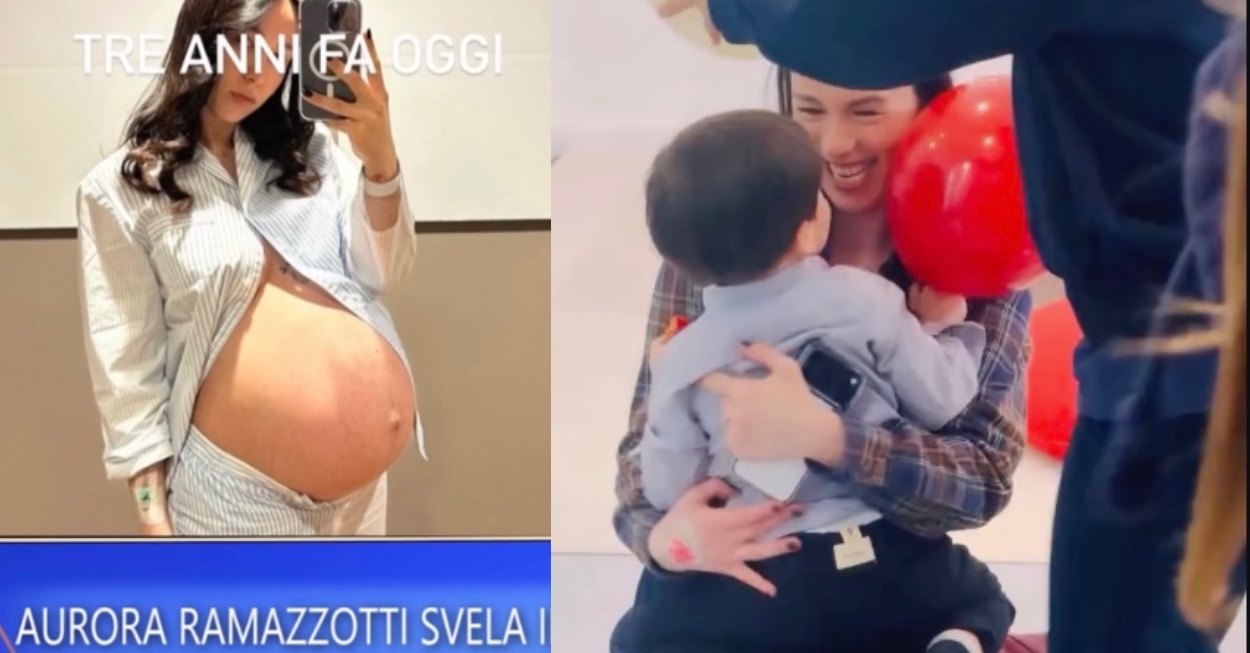 Per Aurora Ramazzotti il parto non è un bel ricordo. Il pianto ...