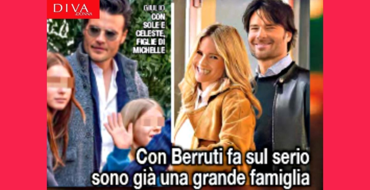 Michelle Hunziker e Giulio Berruti prove di famiglia con Sole e Celeste ...