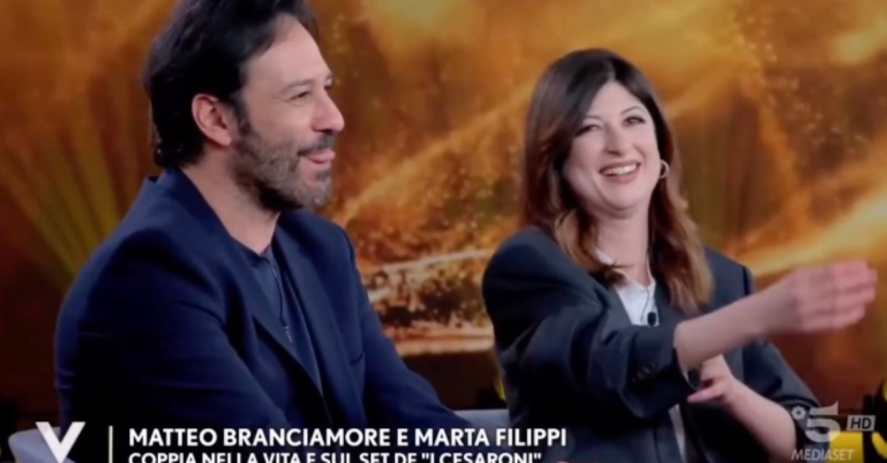 Matteo Branciamore e Marta Filippi a Verissimo da I Cesaroni al loro ...