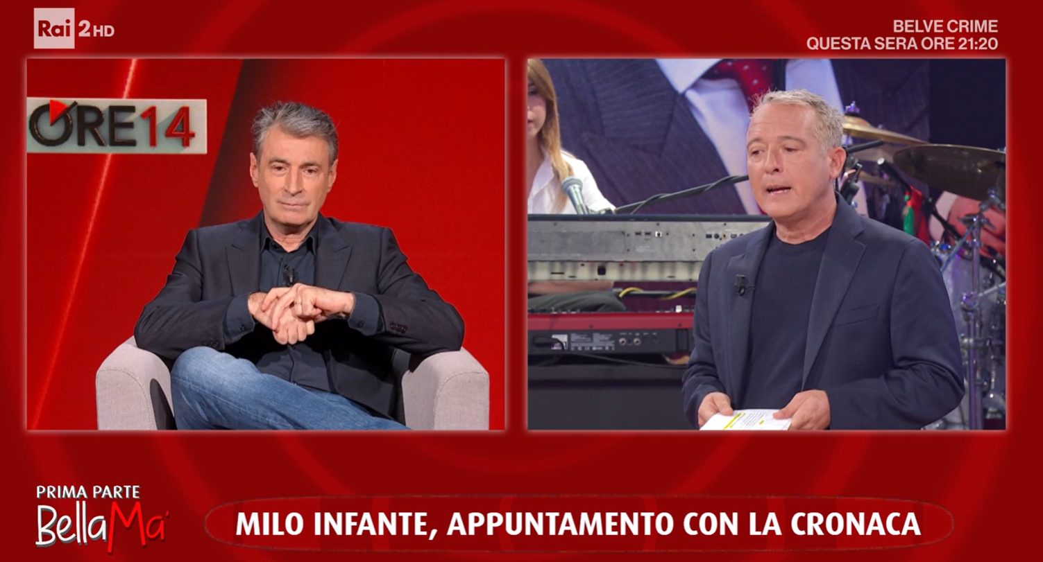 Milo Infante spiega quando Ore 14 sera andrà in onda il venerdì e ...