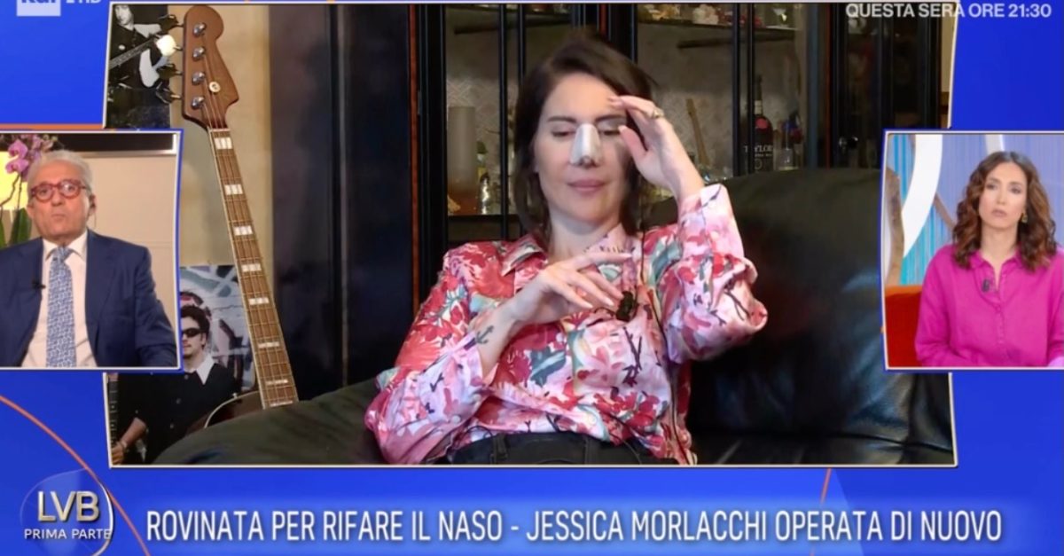 Jessica Morlacchi rovinata dall'intervento al naso: "c'era un'infezione ...