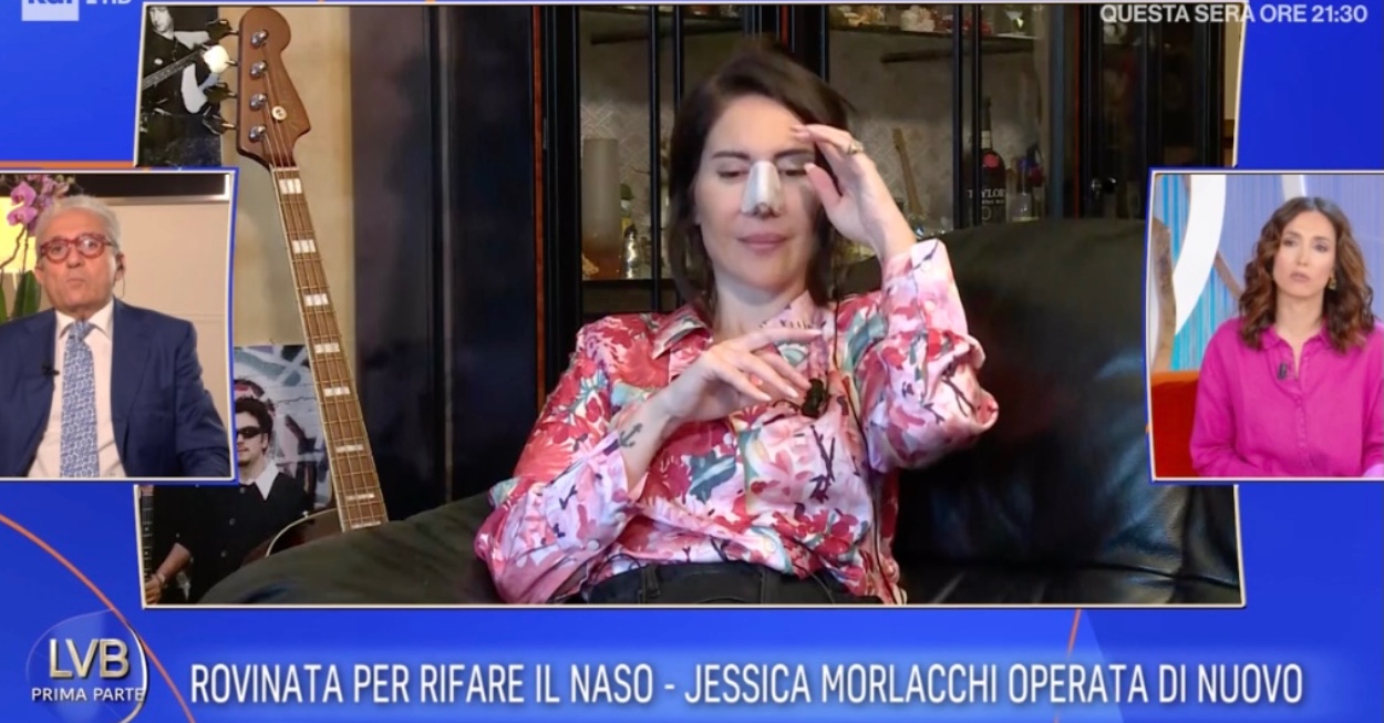 Jessica Morlacchi rovinata dall'intervento al naso: "c'era un'infezione ...