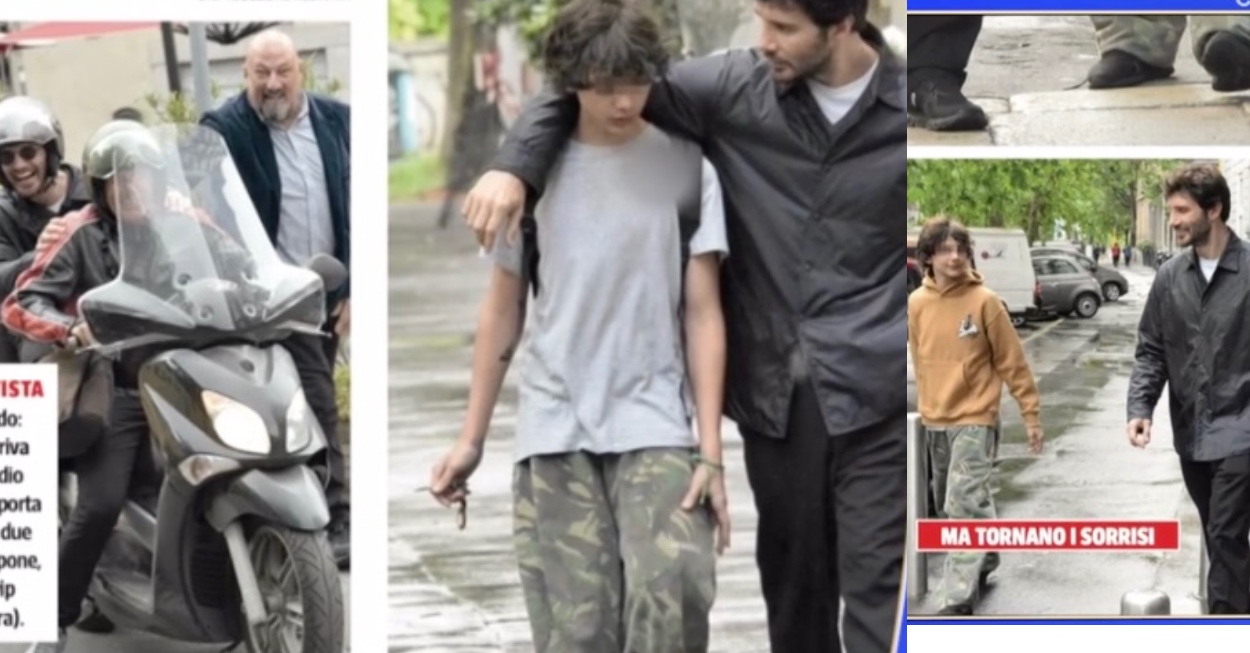Stefano De Martino le foto rare con Santiago, le risate e la corsa dal ...
