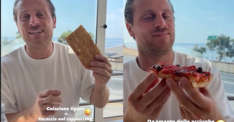 Fulvio Marino assaggia la colazione di Antonella Clerici ma preferisce ...